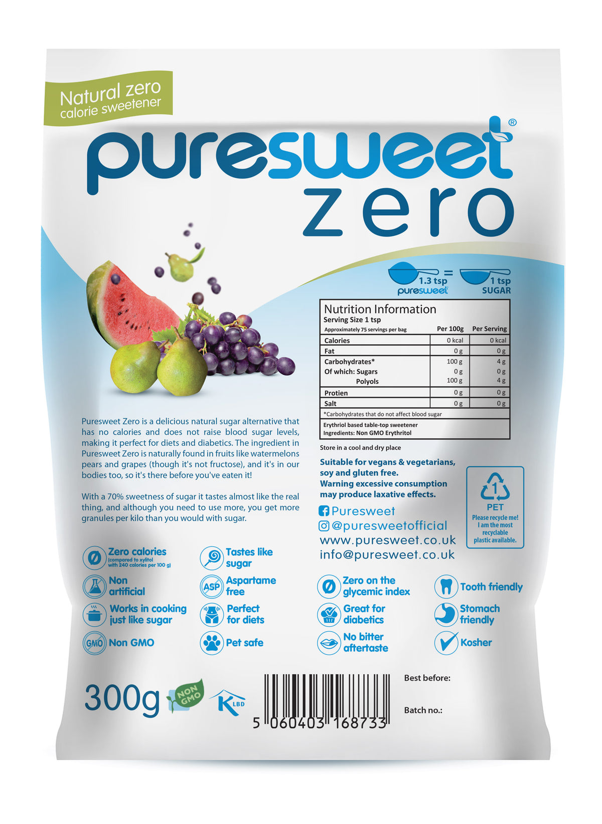 Puresweet Zero® 300g | Puresweet Sweetener