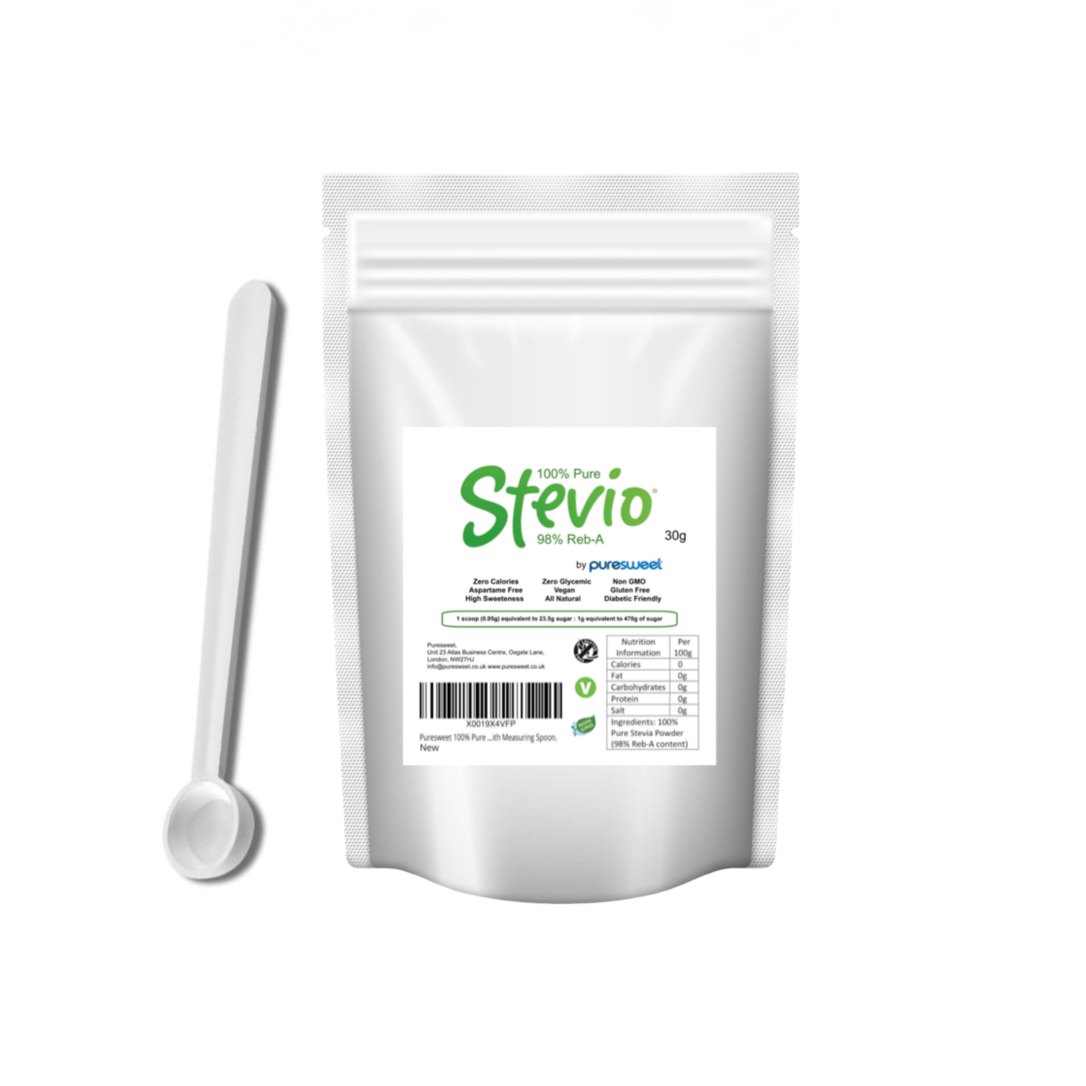 Stevia Ingredients Organic Stevia Leaf Extract Sweetener Packets